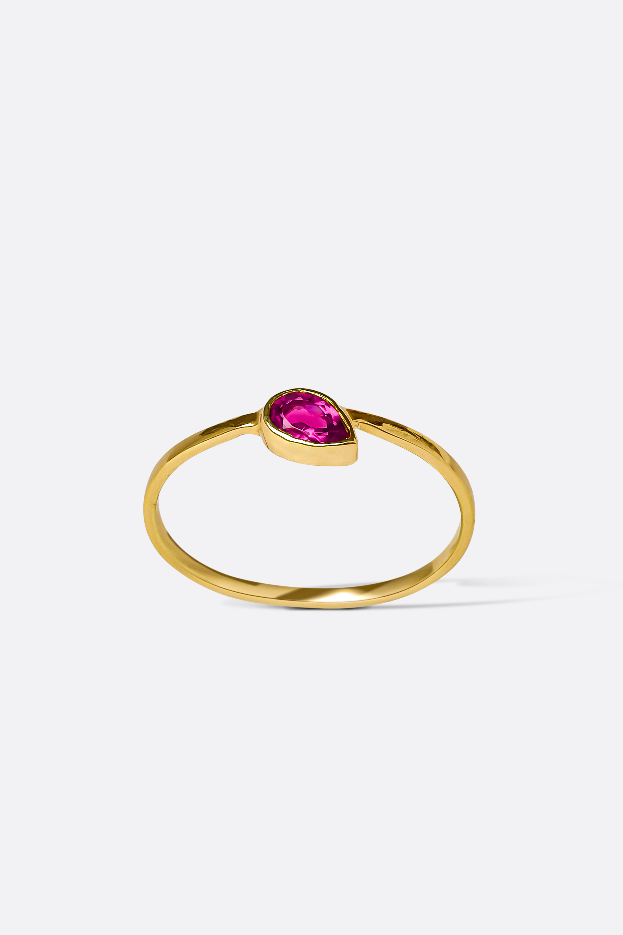 EWANDE RING SIMPLE PEAR | Monsieur Paris